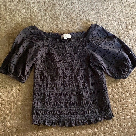 LOFT | Tops | Loft Scrunch Crop Top | Poshmark